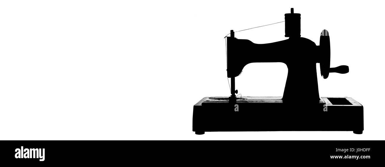 Machine embroidery thread Black and White Stock Photos & Images - Alamy