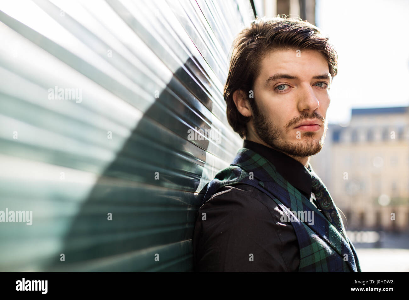 Portrait of an elegant man standing hi-res stock photography and images ...