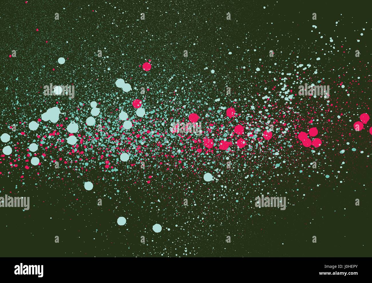 graffiti speckled space background in green red Stock Vector Image ...