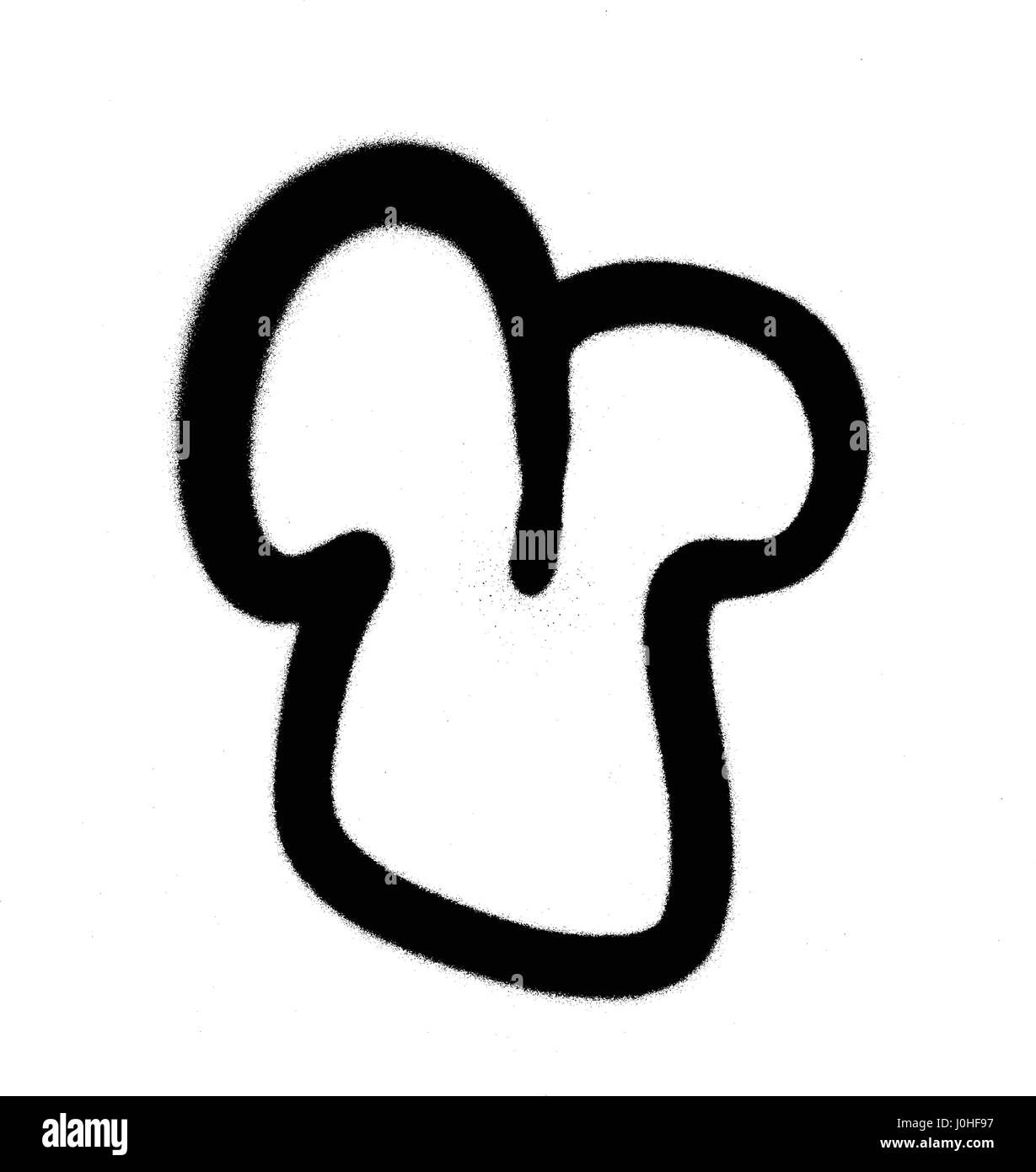 Graffiti Bubble Letter U