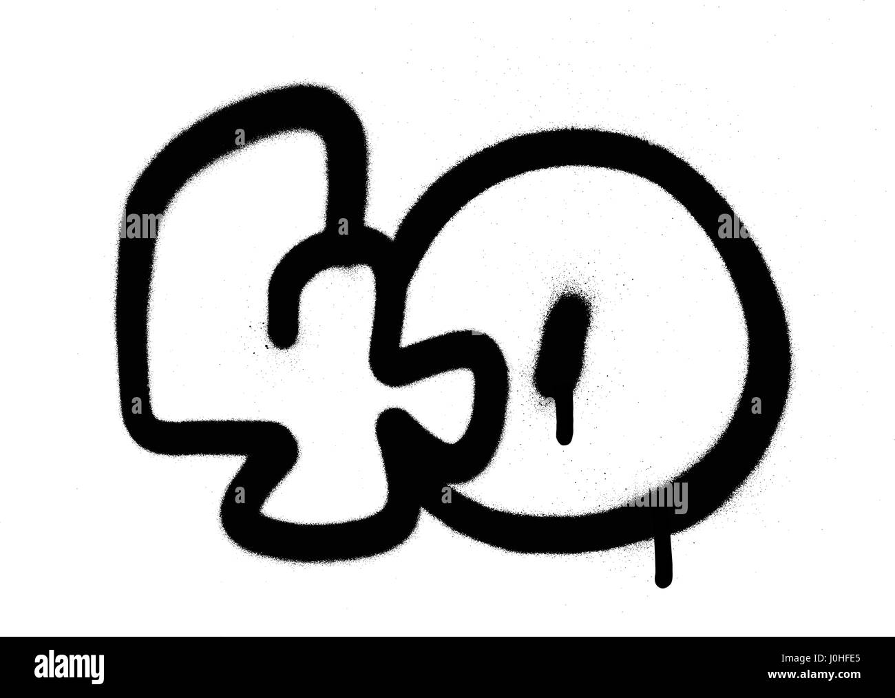 Bubble Graffiti Numbers