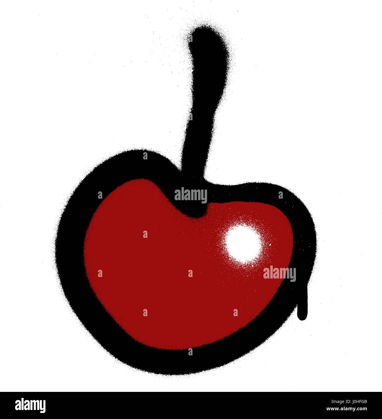 Sprayed fruit Stock Vector Images - Alamy