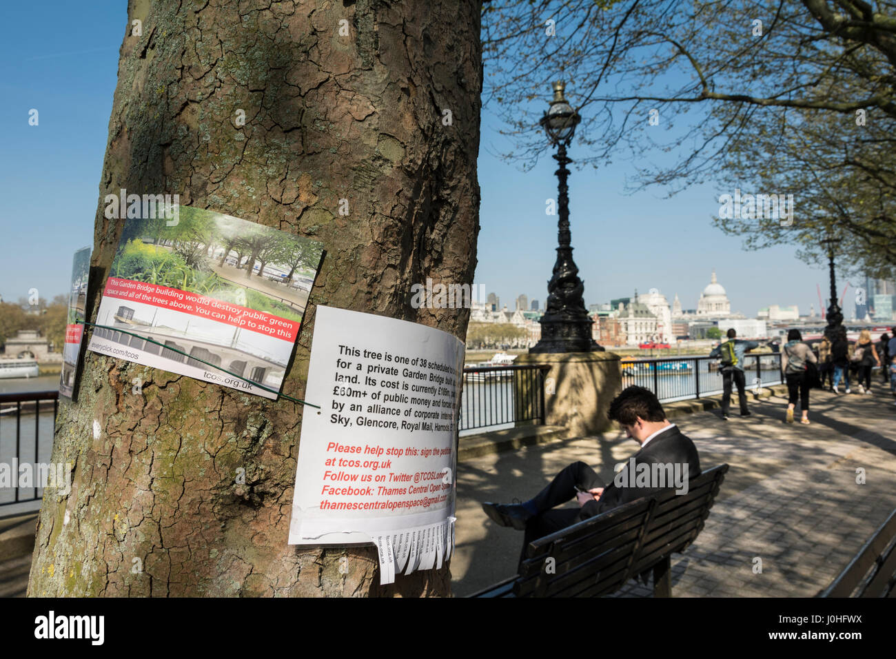 Garden Bridge London Skyline High Resolution Stock Photography and ...