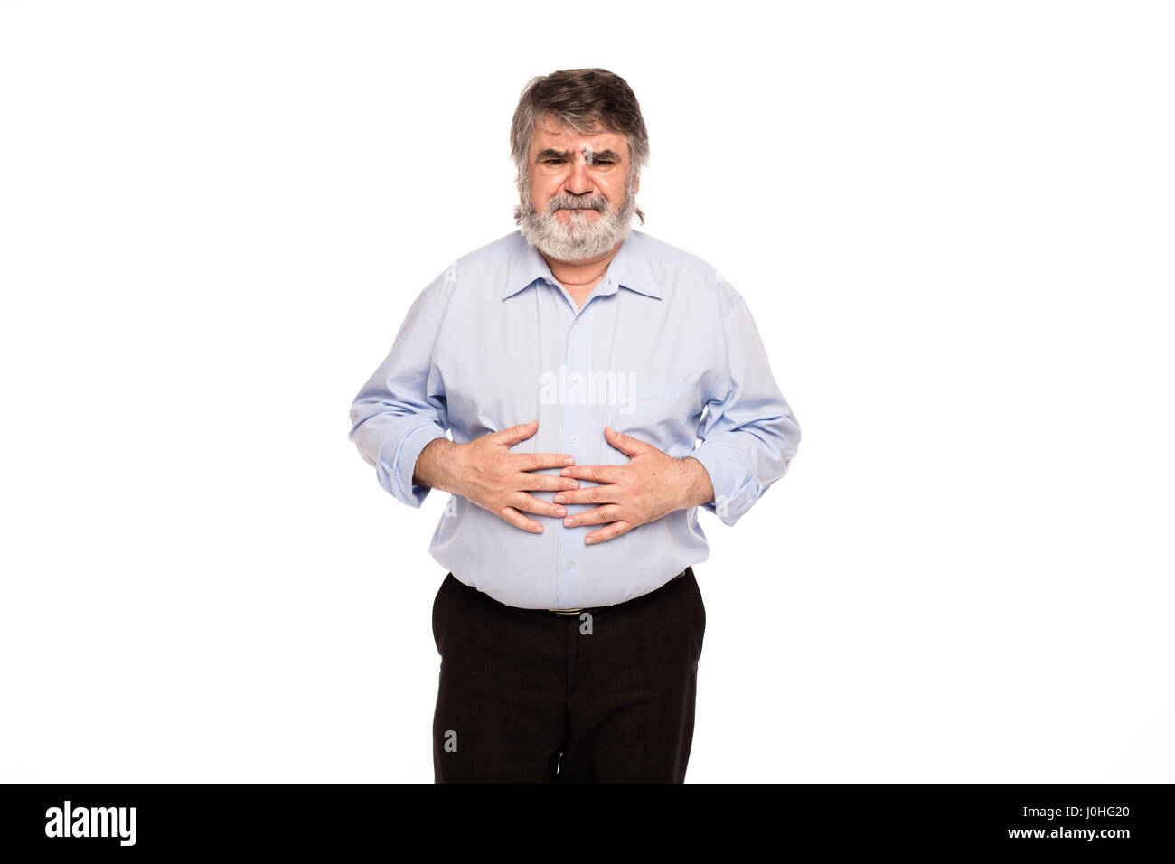 Old man stomach pain hi-res stock photography and images - Alamy