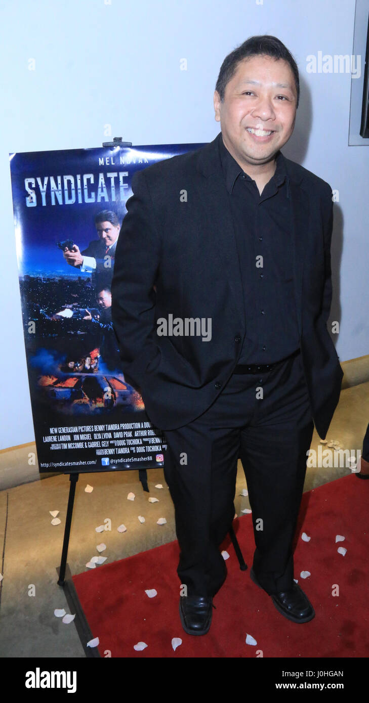 John Gumboc attending the World Premiere of 'Syndicate Smasher' at The ...