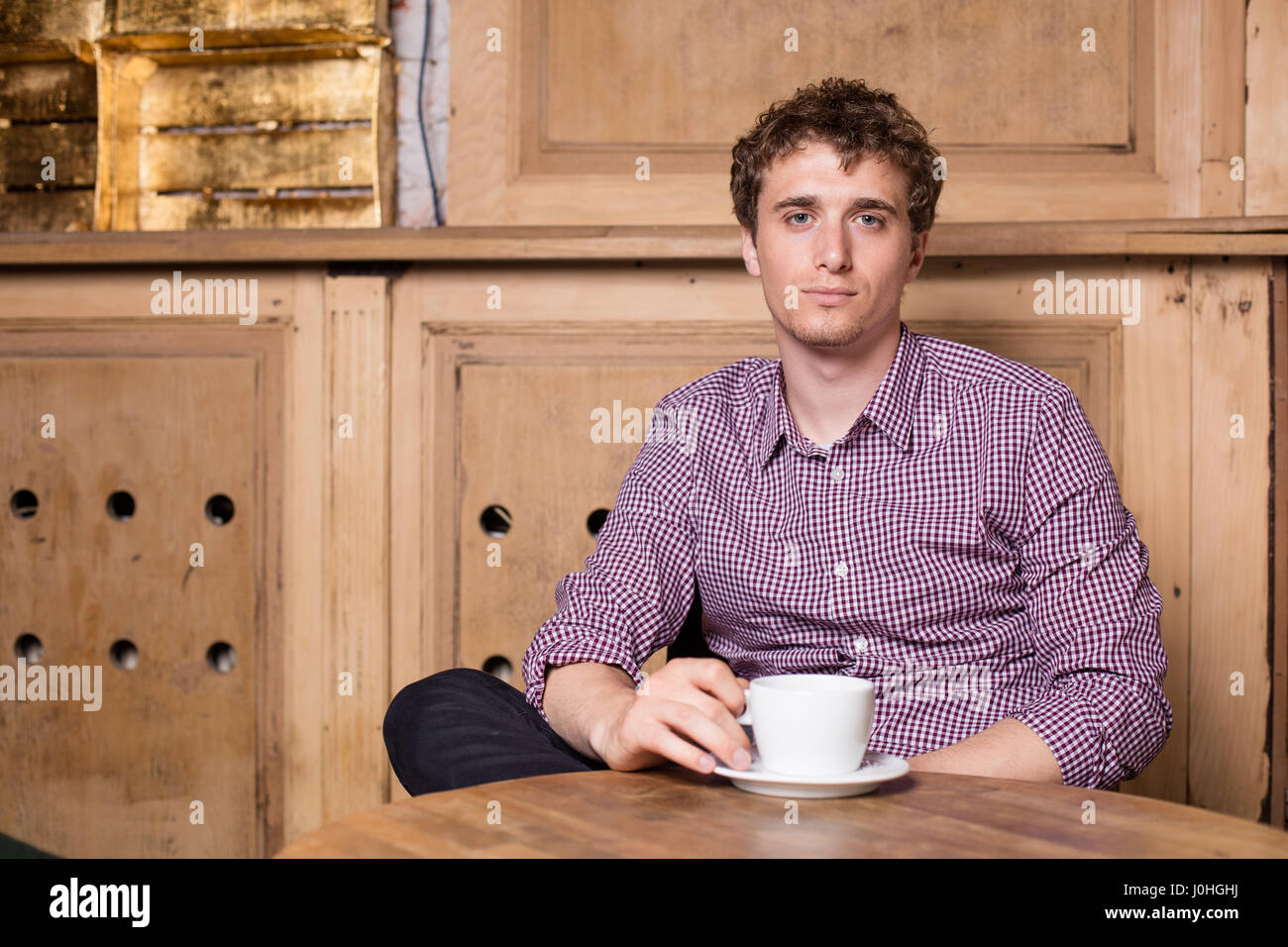Business man sitting in bar hi-res stock photography and images - Alamy