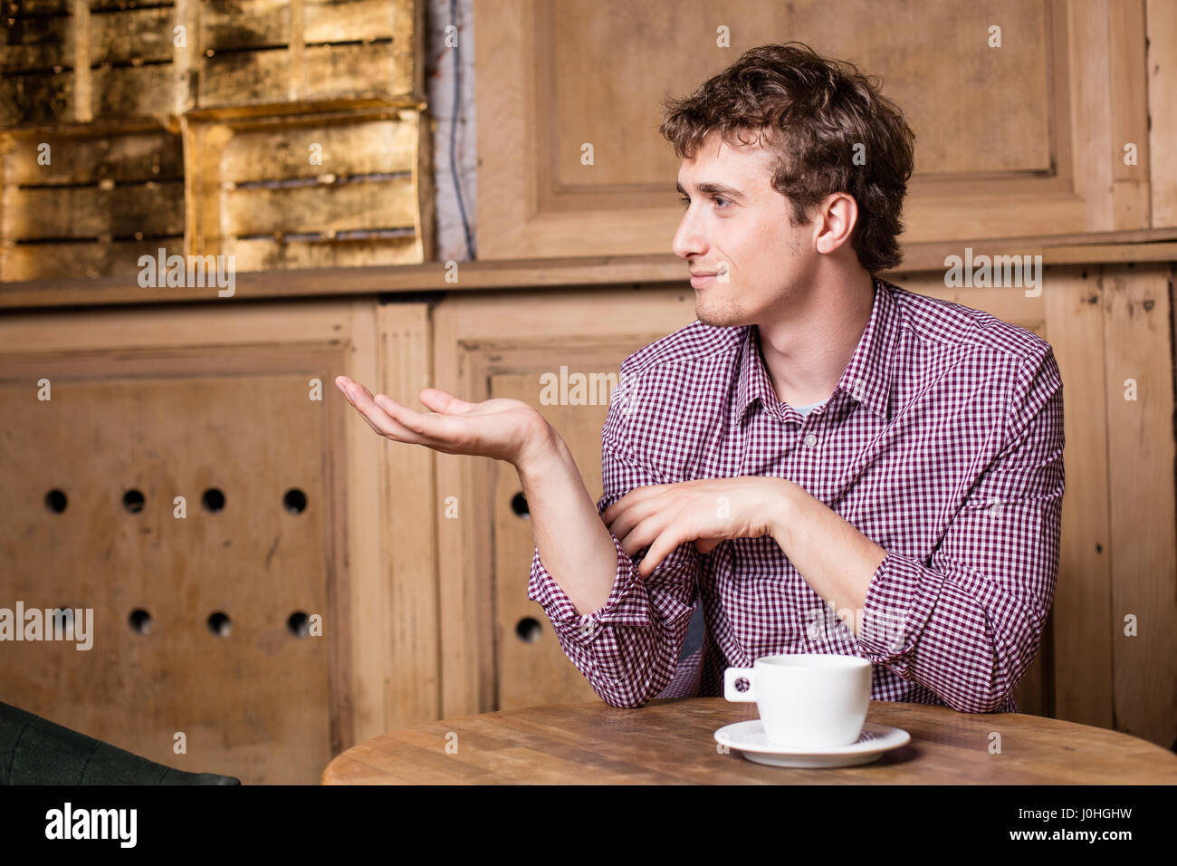 Business man sitting in bar hi-res stock photography and images - Alamy