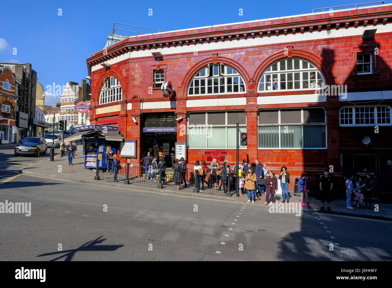 London Underground Hampstead Station London Stock Photos & London ...