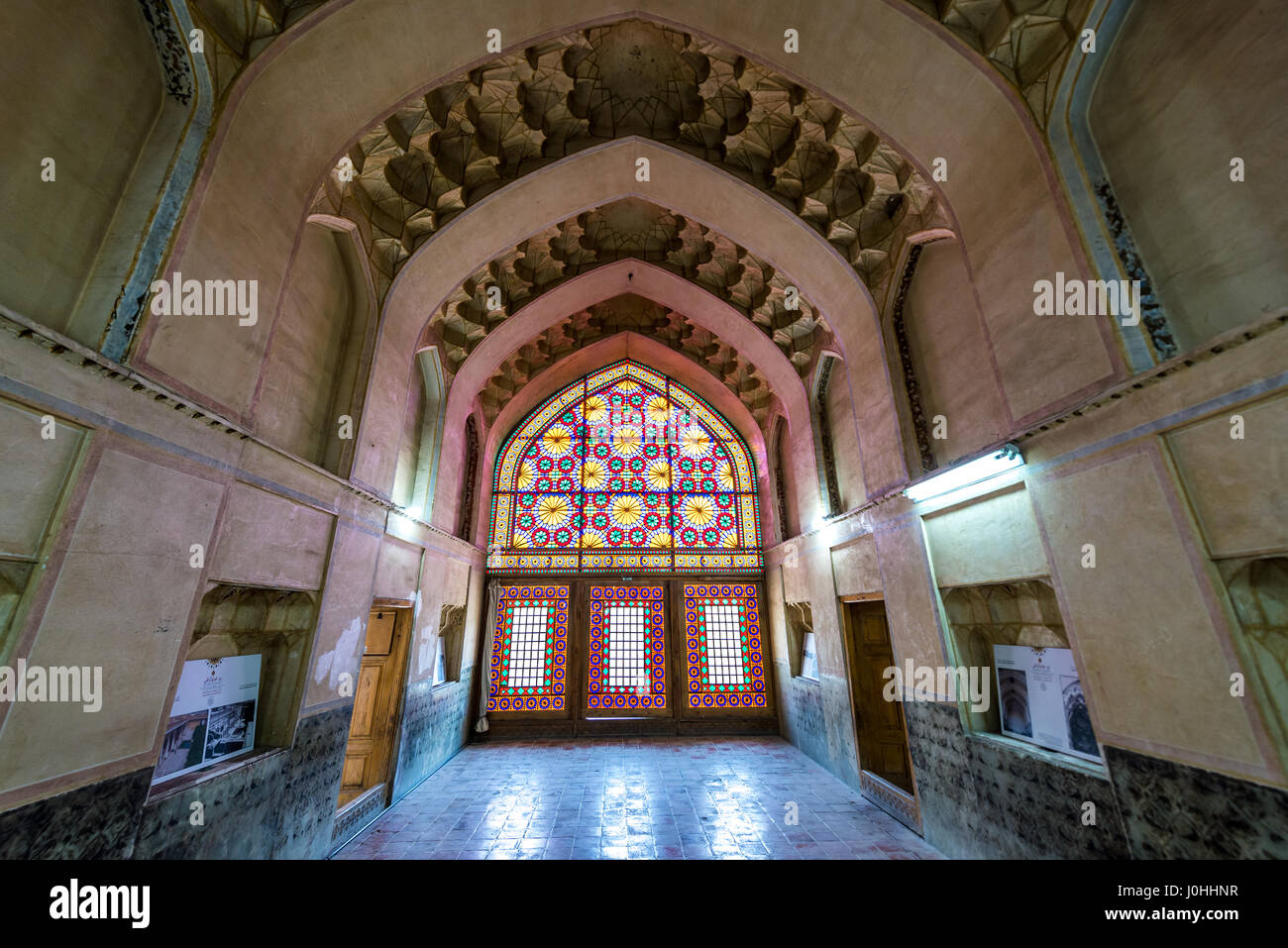Interior of one of the halls in Castle of Karim Khan citadel (Arg-e ...