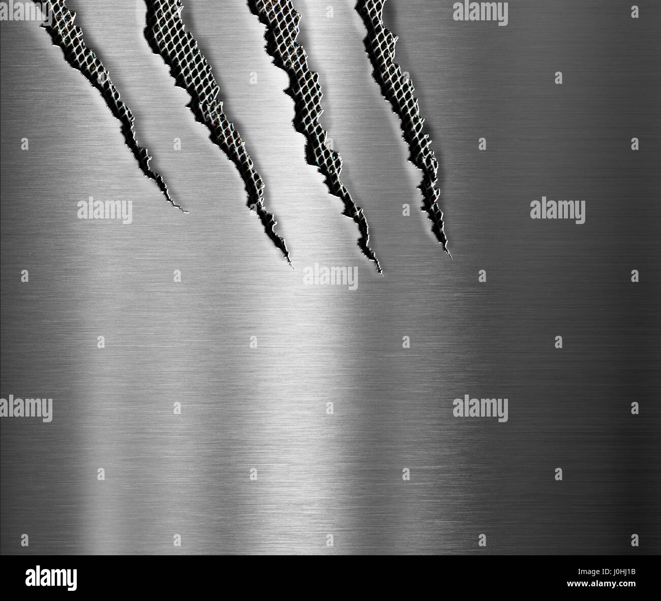 Claw damage on metal background hi-res stock photography and images - Alamy