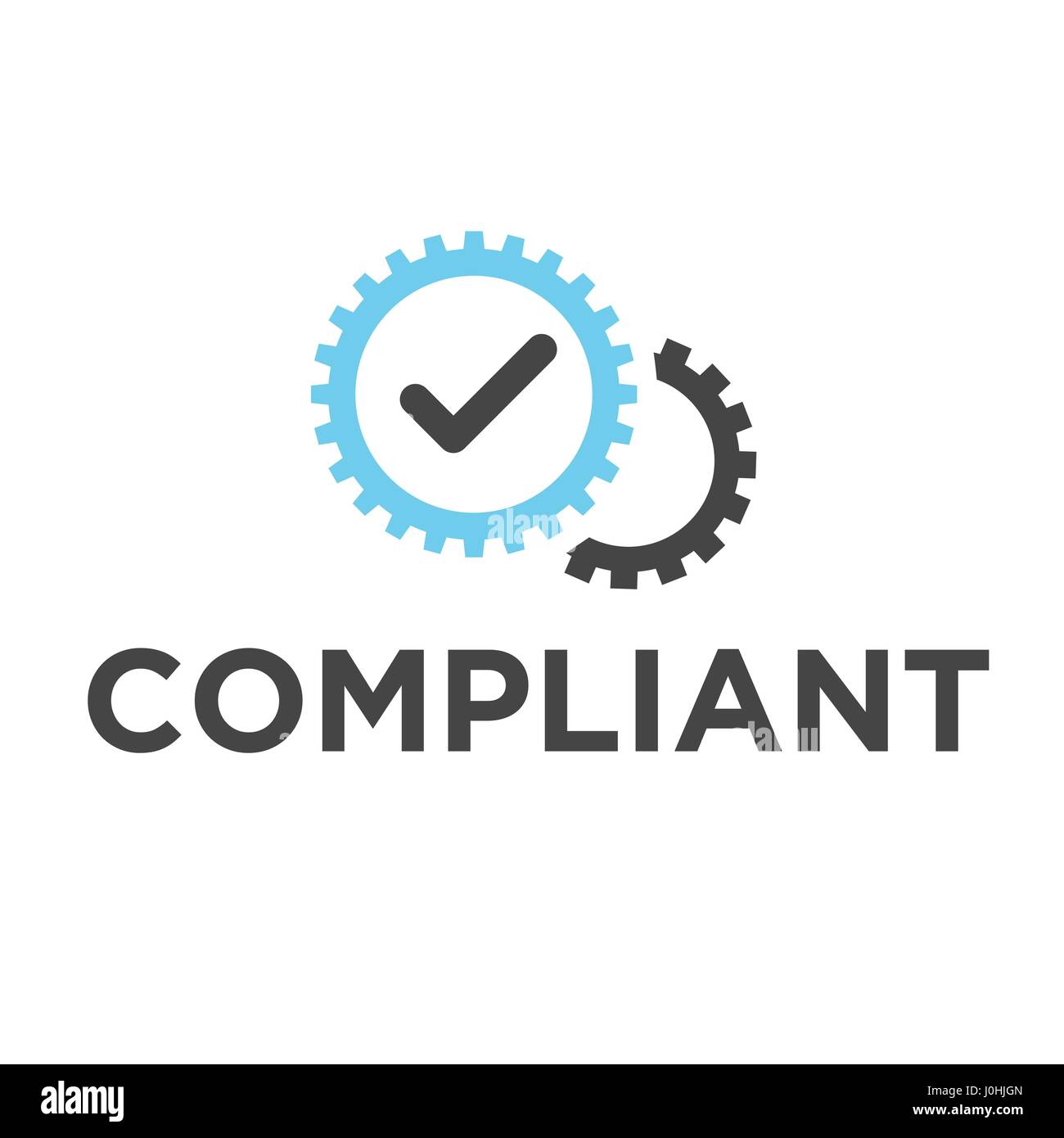 In Compliance Graphic Shows that it Meets Compliant Standards Stock ...