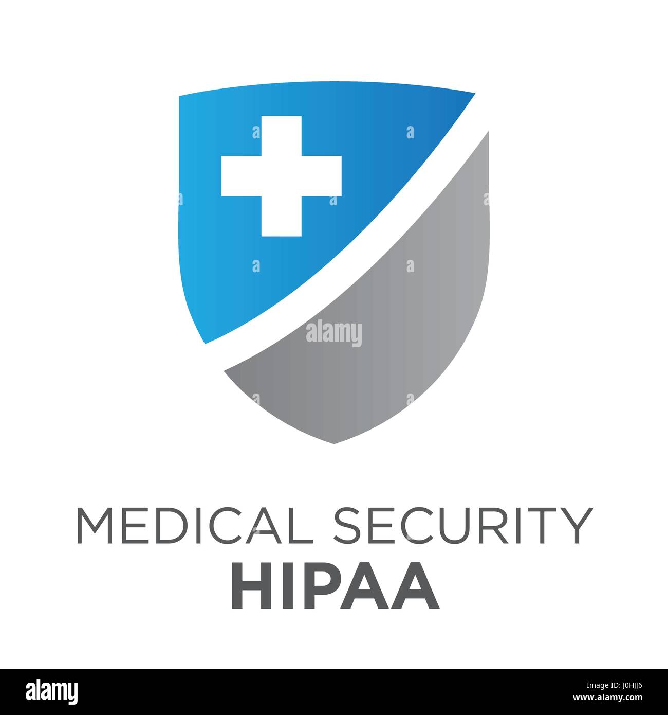 HIPAA Compliance Icon Graphic For Medical Document Security Stock ...