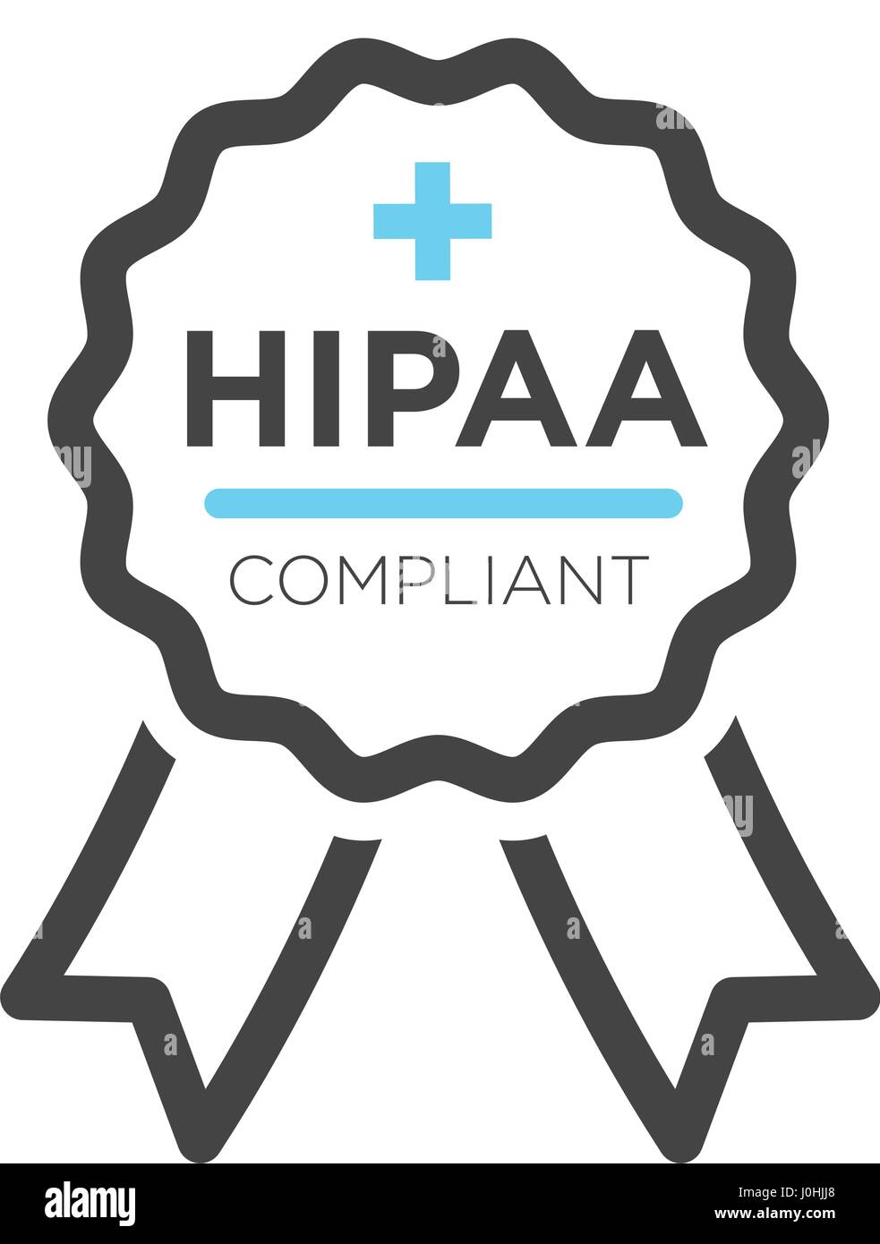 HIPAA Compliance Icon Medical Graphic Stock Vector Image & Art - Alamy