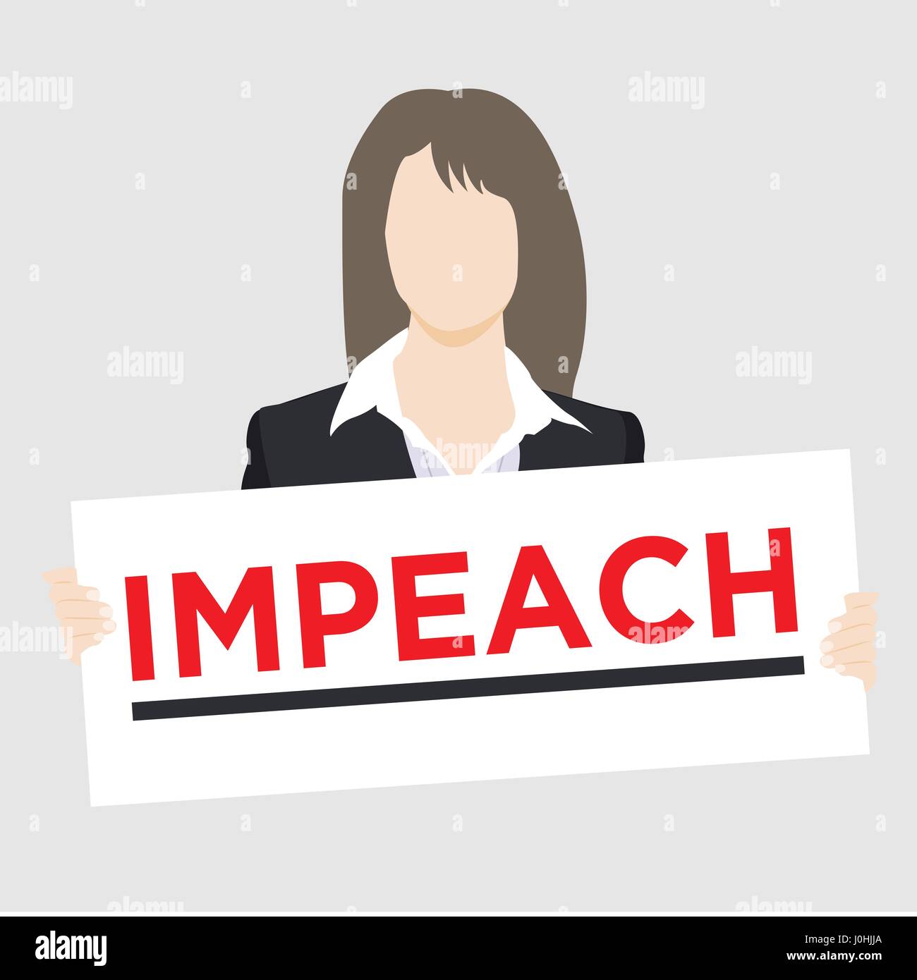 Political prosecution Stock Vector Images - Alamy