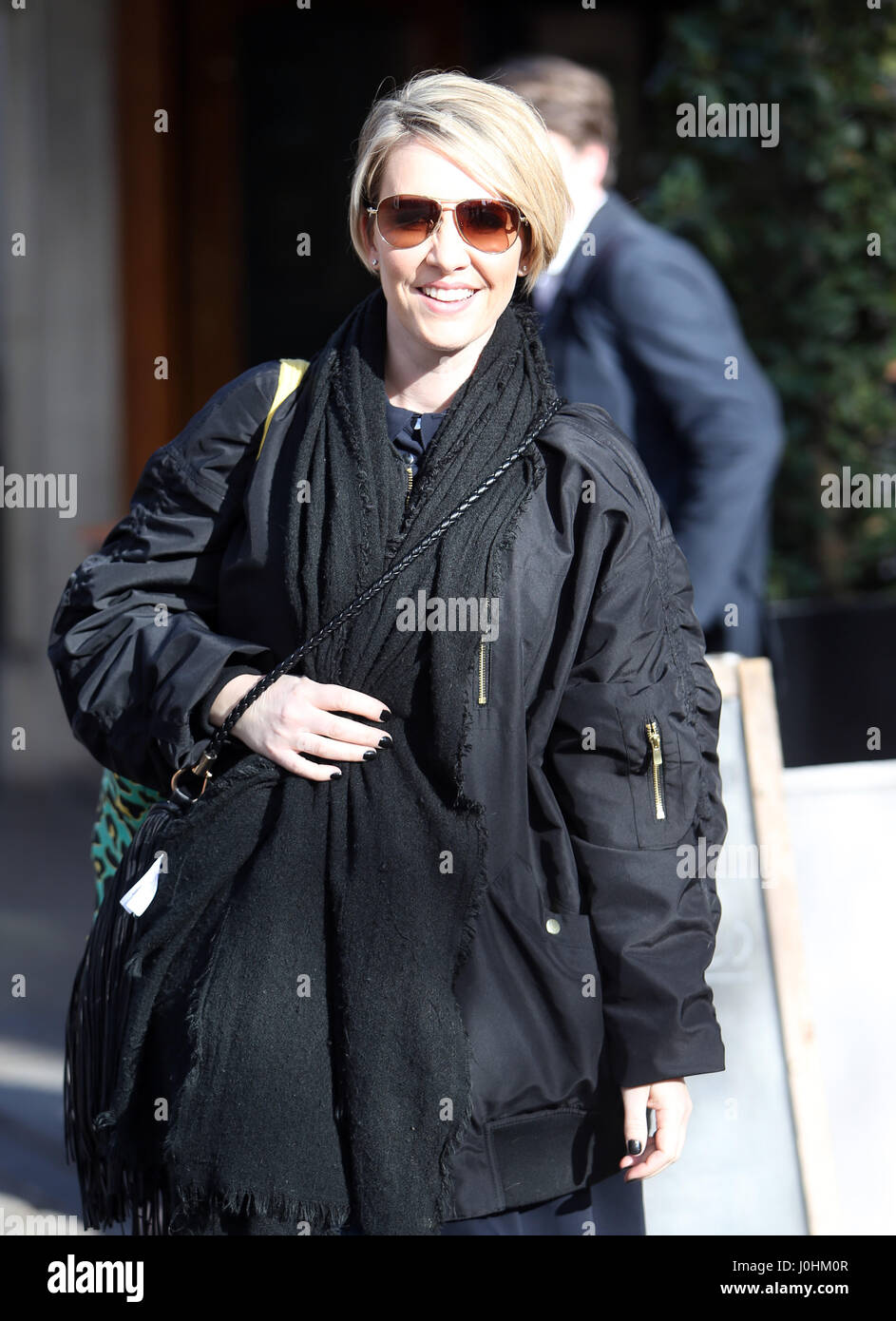 Steps outside ITV Studios today Featuring: Steps, Clair Richards, Faye ...