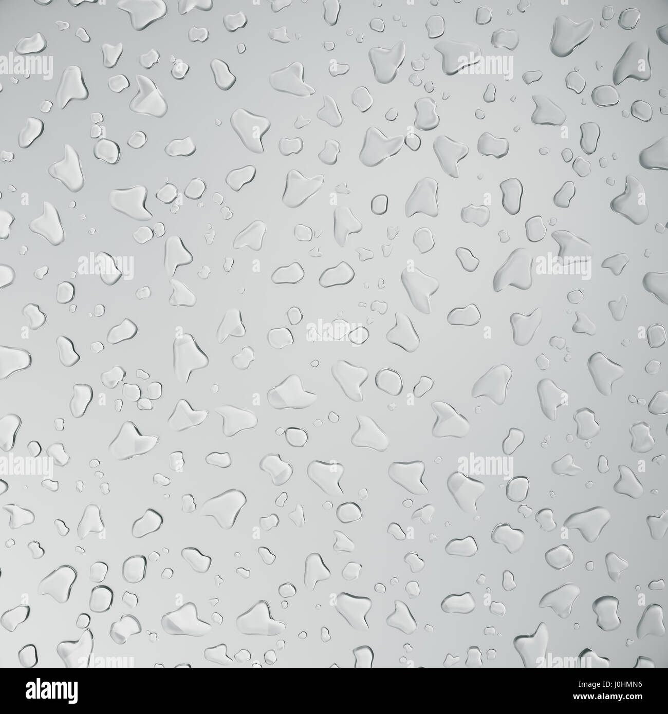 Water droplets on frosted glass, close-up, realistic 3D rendering Stock ...