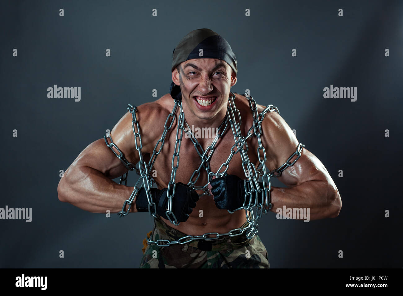 Muscle chains hi-res stock photography and images - Alamy