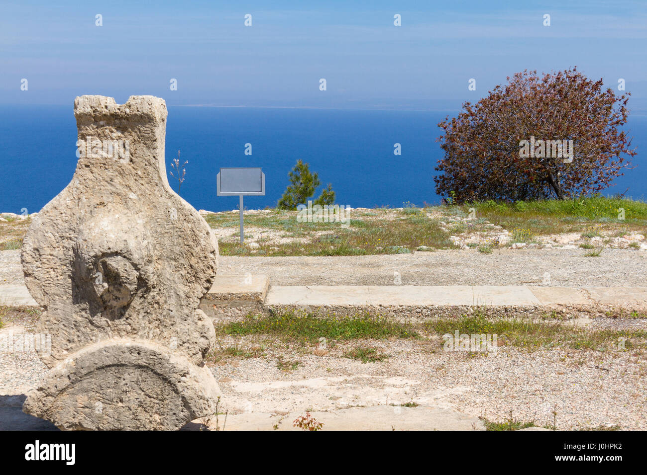 Ruins of Ancient Vouni Palace in the Island of Cyprus, East ...