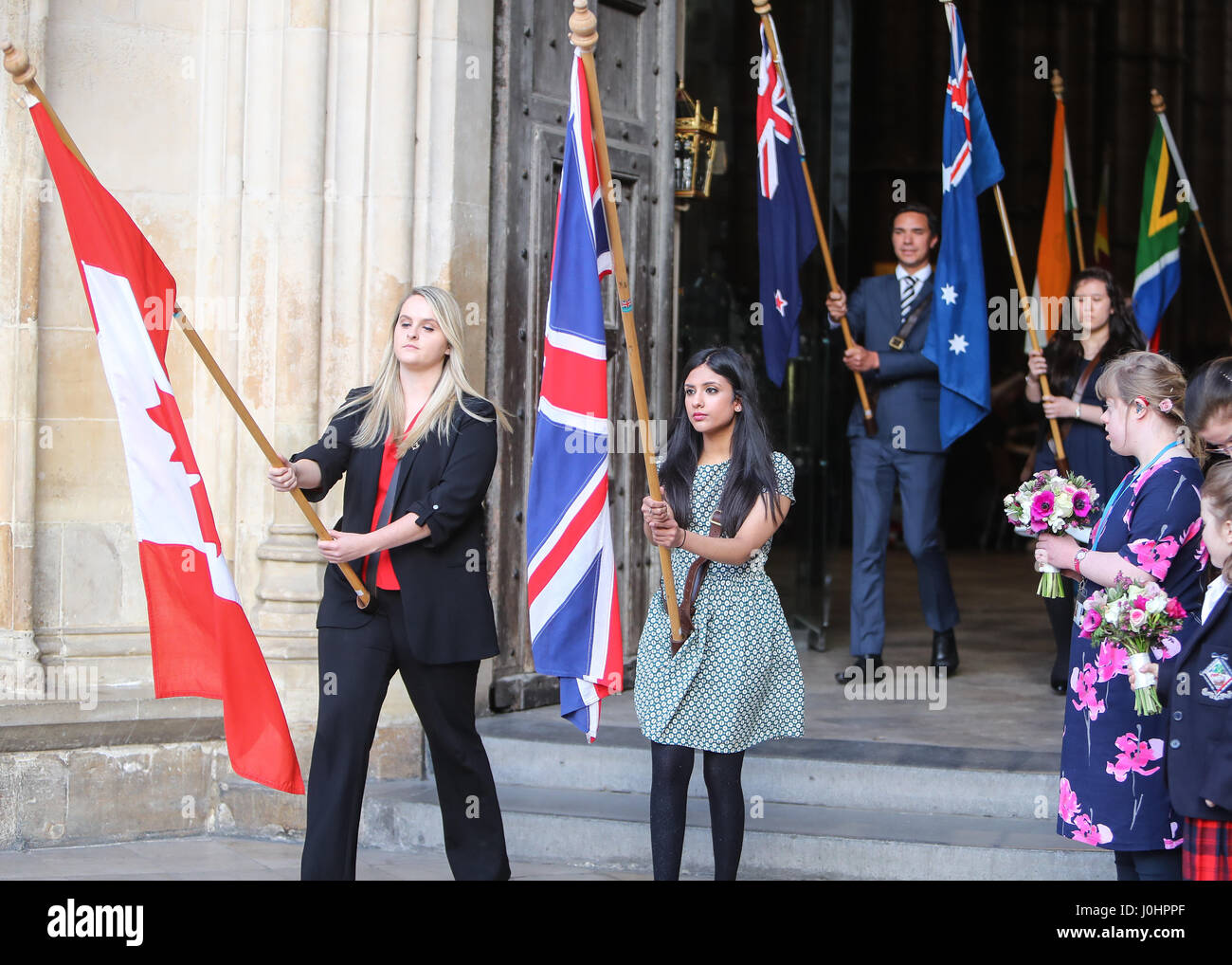 Commonwealth Observance Day at Westminster Abbey Featuring: Atmosphere ...