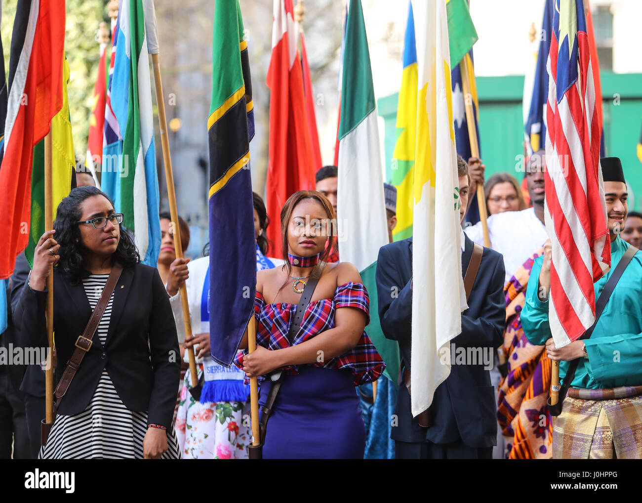 Commonwealth Observance Day at Westminster Abbey Featuring: Atmosphere ...