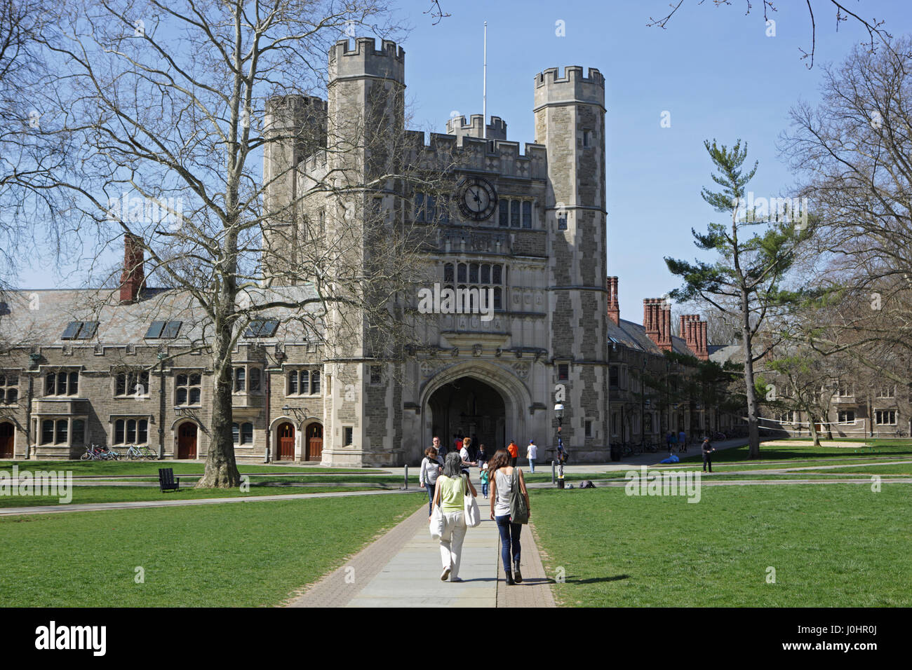 Princeton, NJ, USA - April 11, 2017: Princeton University Campus in ...