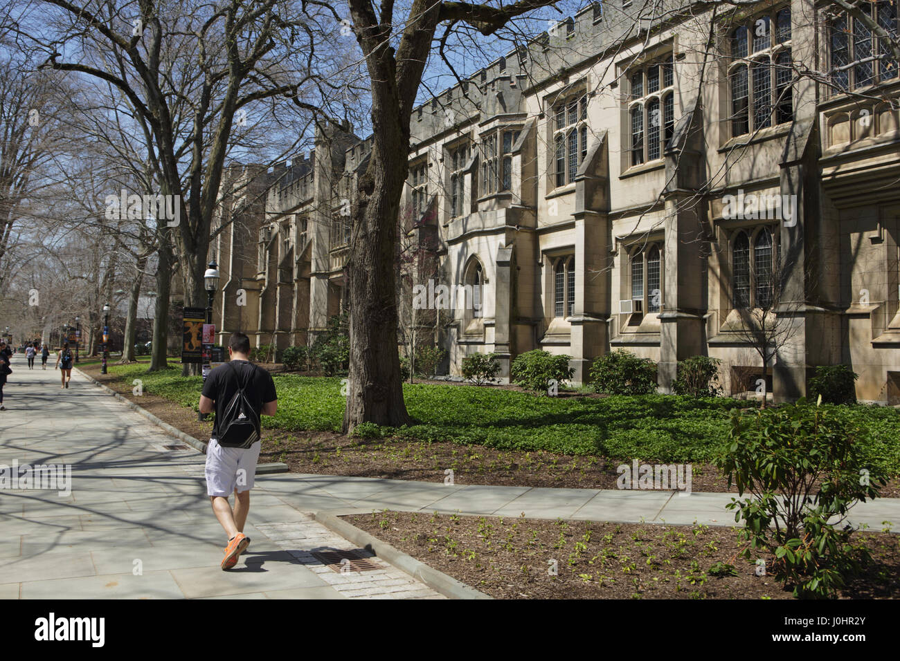 Princeton, NJ, USA - April 11, 2017: Princeton University Campus in ...