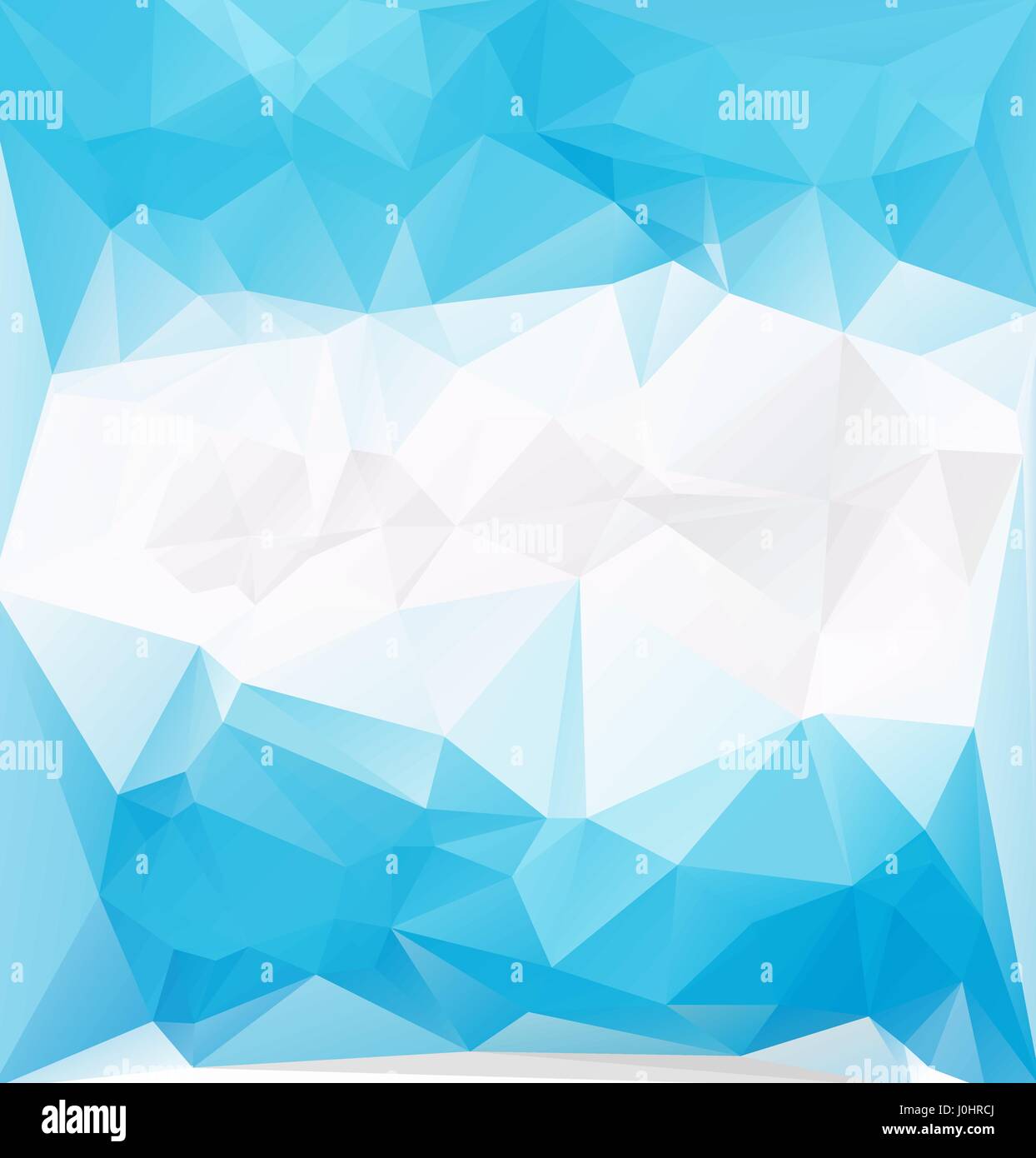 Frozen abstract low-poly pattern. Blue bright ambient background ...