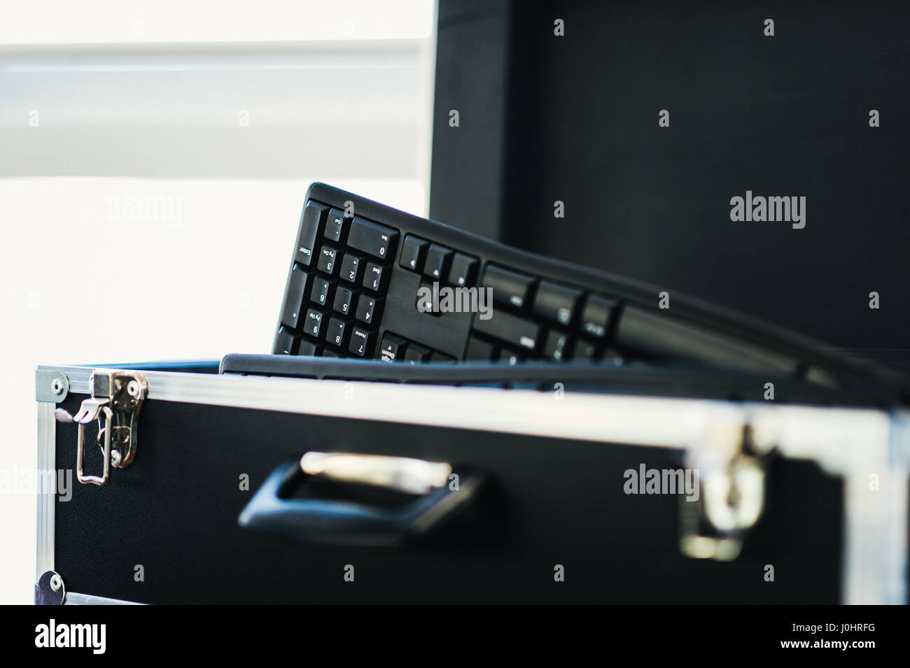 Box of PC Keyboards Stock Photo - Alamy
