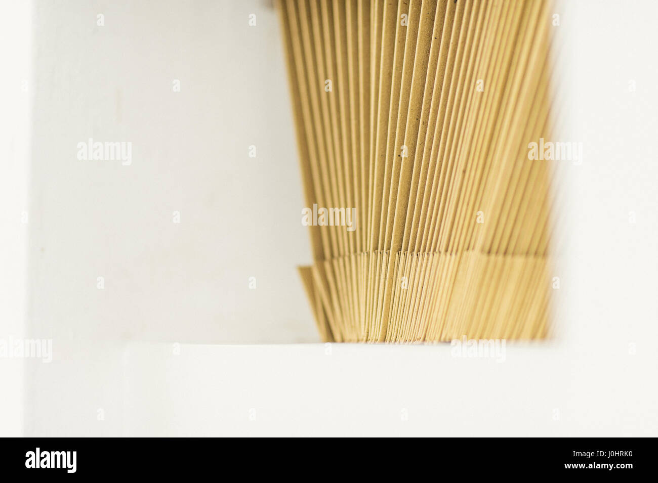 A Stack of Folded Brown Paper Boxes Stock Photo - Alamy