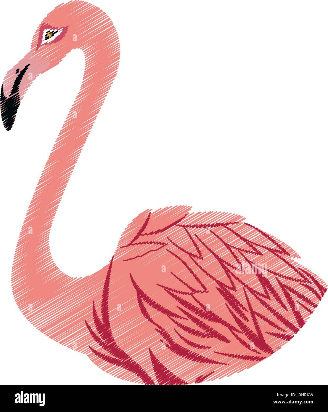 flamingo bird icon image Stock Vector Image & Art - Alamy
