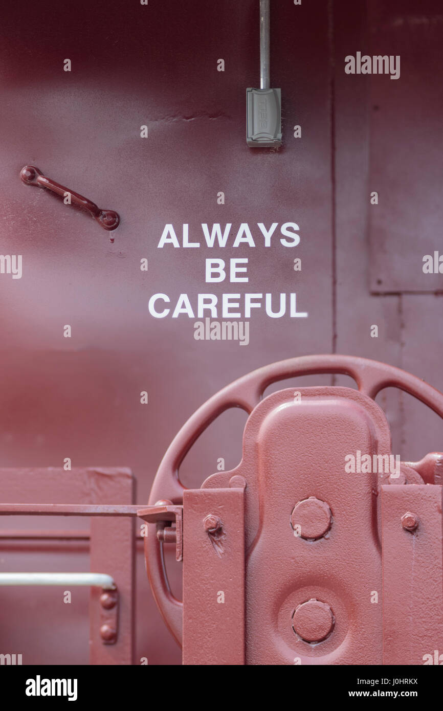 Always be Careful Stock Photo - Alamy
