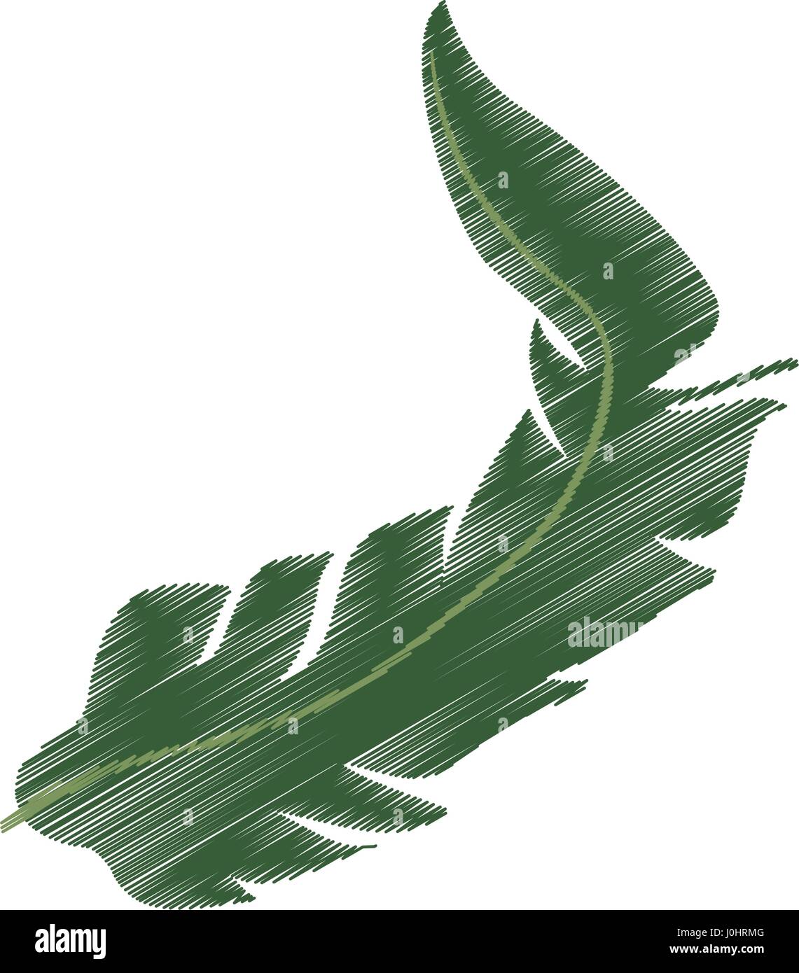 single tropical leaf icon image Stock Vector Image & Art - Alamy