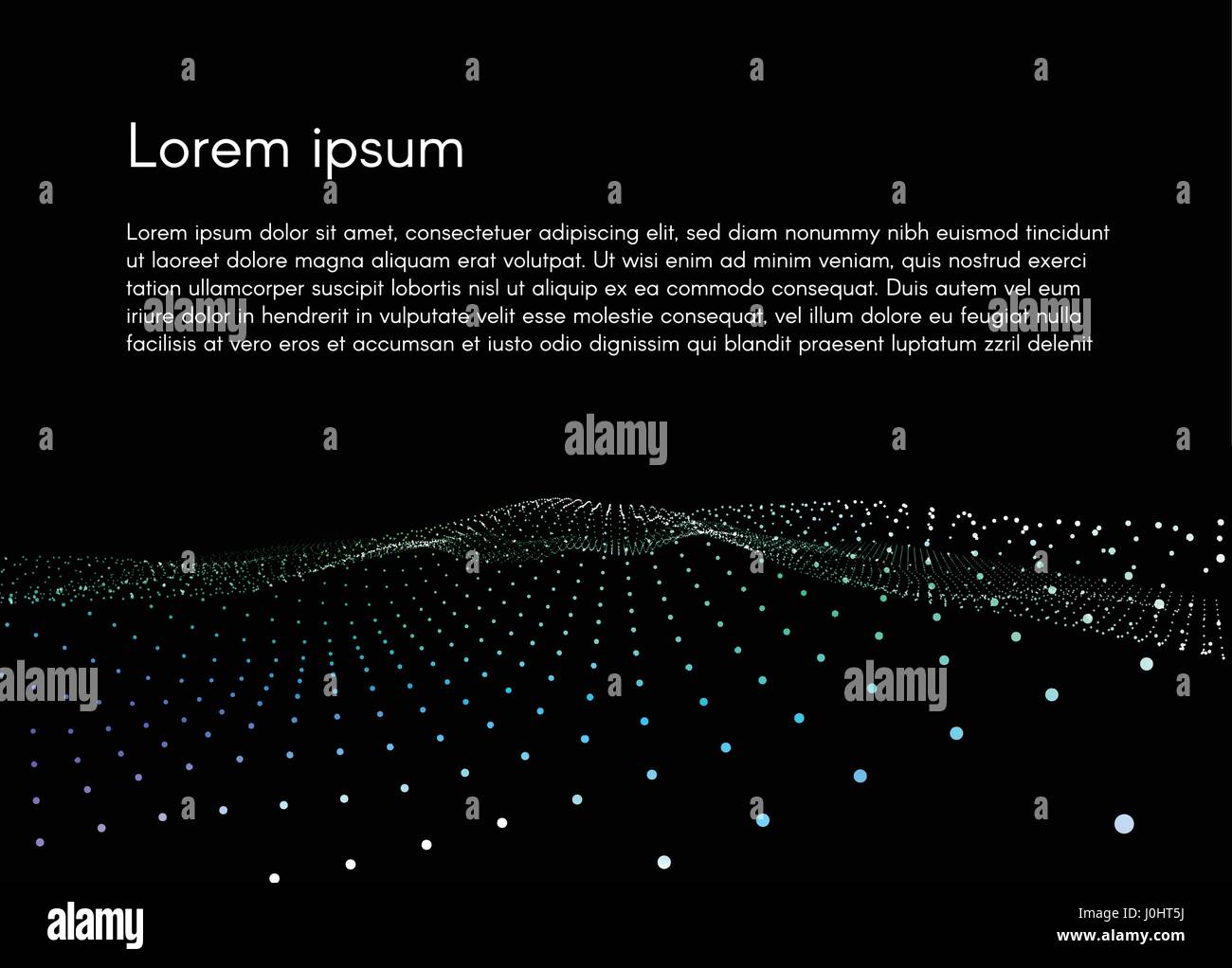 Isolated abstract white color dots on black background net, dotted mesh ...