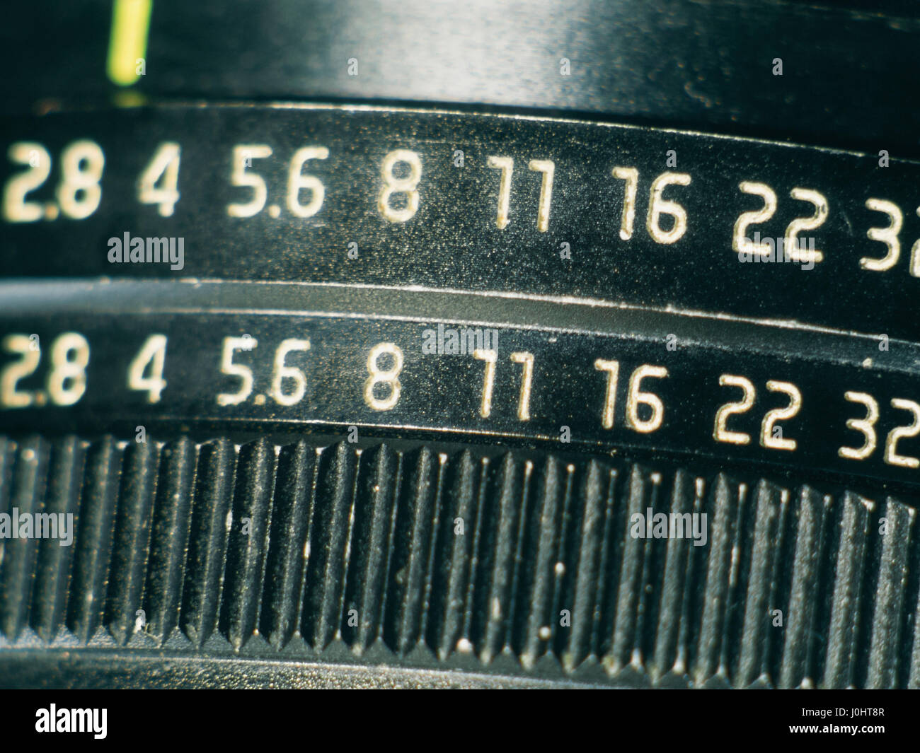 The manual lens close up super macro shot Stock Photo - Alamy