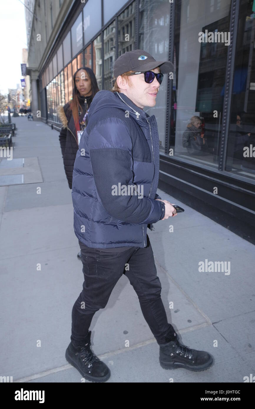 Rupert Grint and Gillian Anderson On AOL Build Featuring: Rupert Grint ...