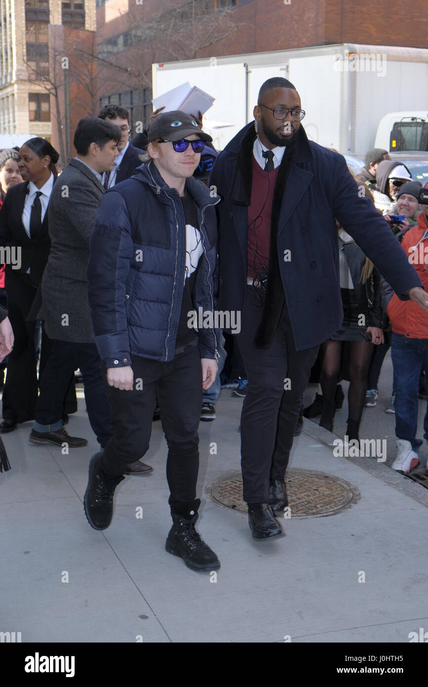 Rupert Grint and Gillian Anderson On AOL Build Featuring: Rupert Grint ...
