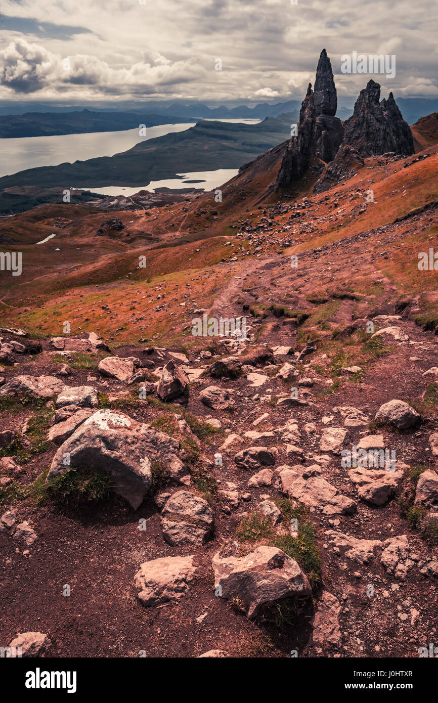 Old man of storr footpath hi-res stock photography and images - Alamy