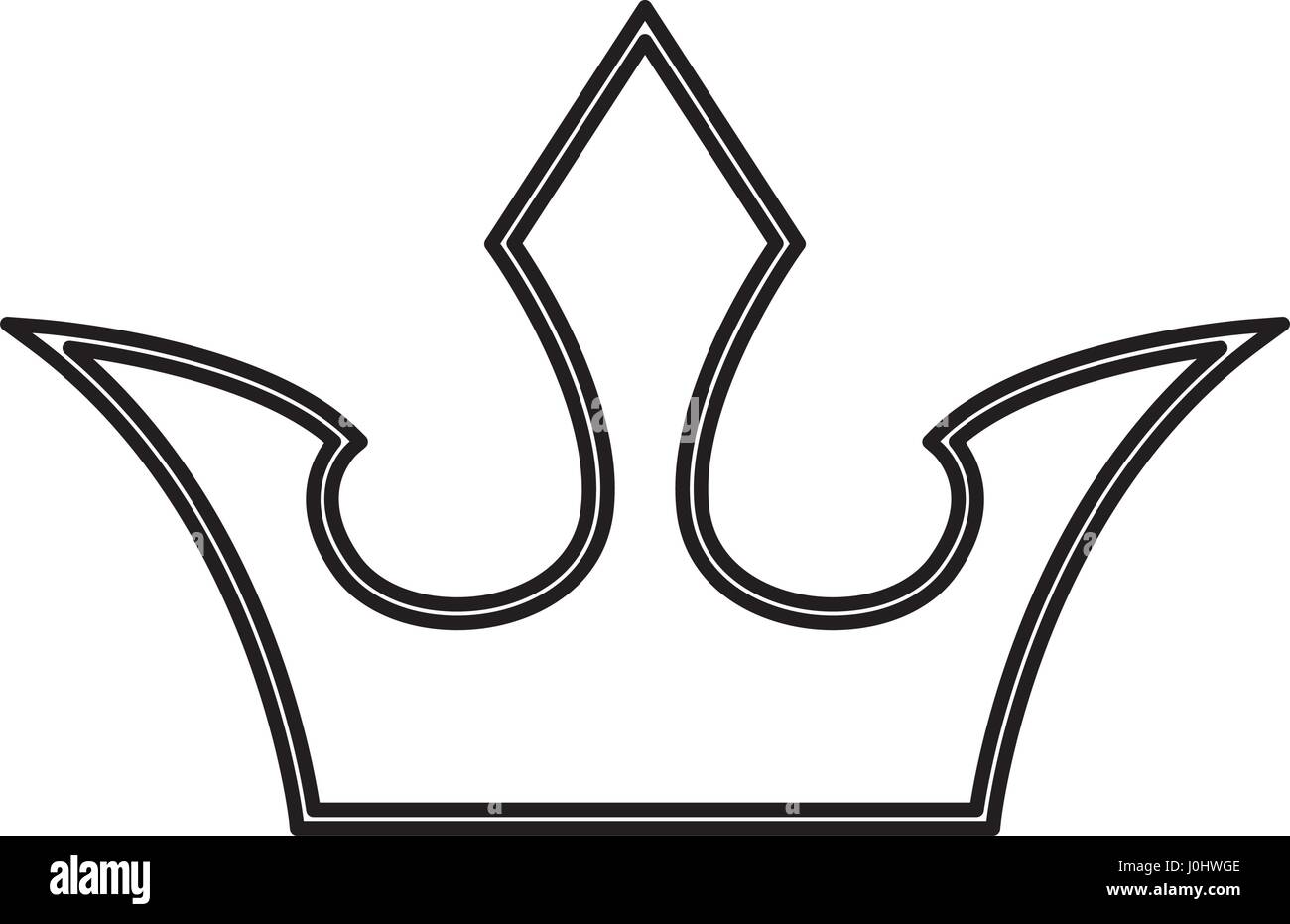 Royalty crown symbol Stock Vector Image & Art - Alamy