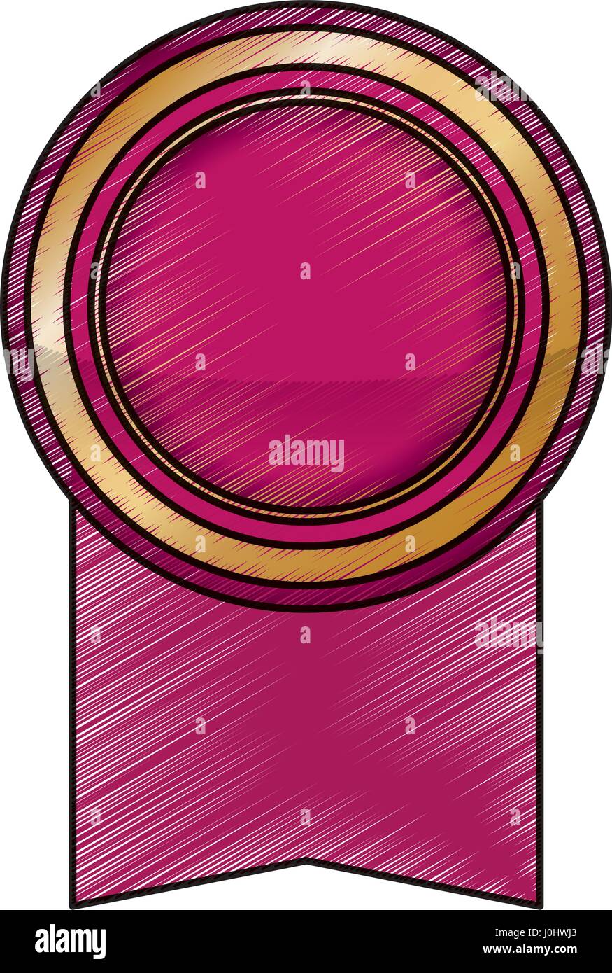 Award ribbon blank Stock Vector Image & Art - Alamy