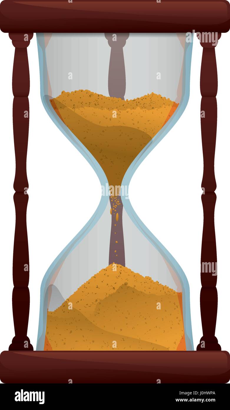 Hourglass antique instrument Stock Vector Image & Art - Alamy