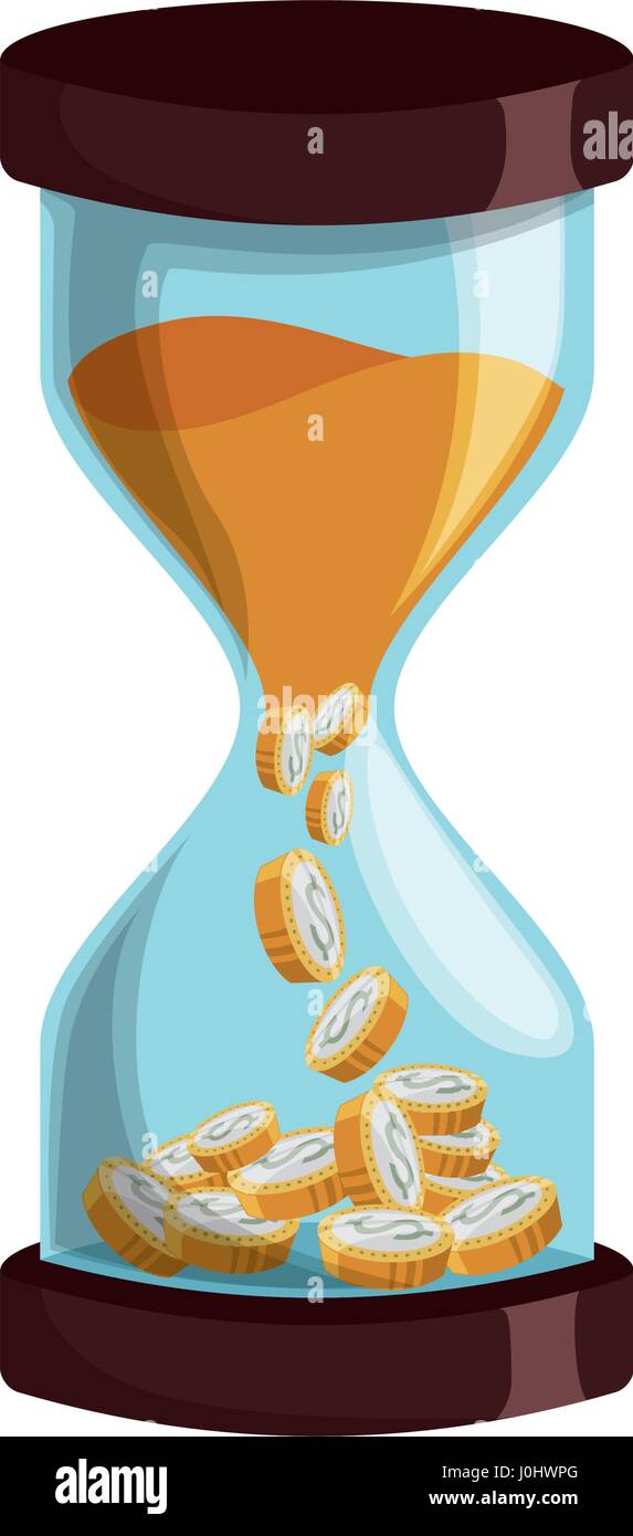 Hourglass antique instrument Stock Vector Image & Art - Alamy