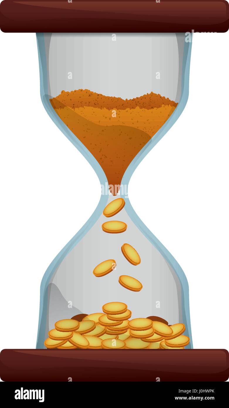 Hourglass antique instrument Stock Vector Image & Art - Alamy