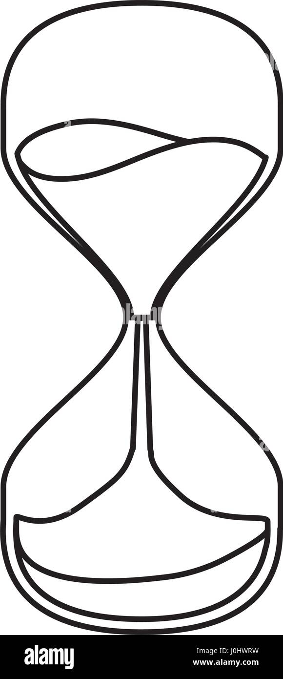 Hourglass antique instrument Stock Vector Image & Art - Alamy