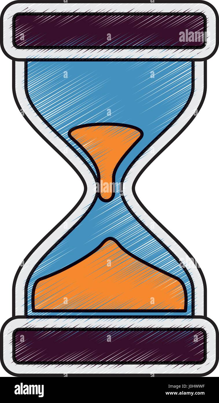 Hourglass antique instrument Stock Vector Image & Art - Alamy