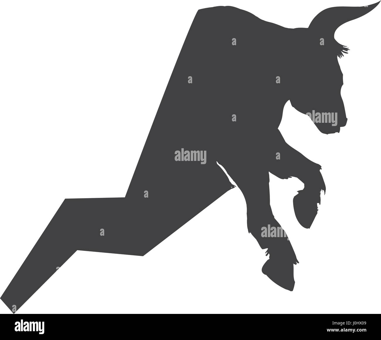 Stock market bull symbol Stock Vector Image & Art - Alamy