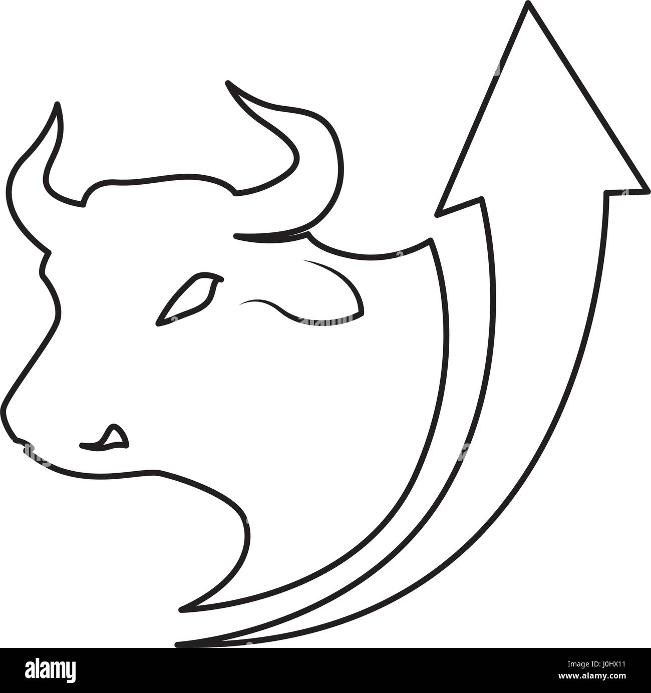 Stock market bull symbol Stock Vector Image & Art - Alamy