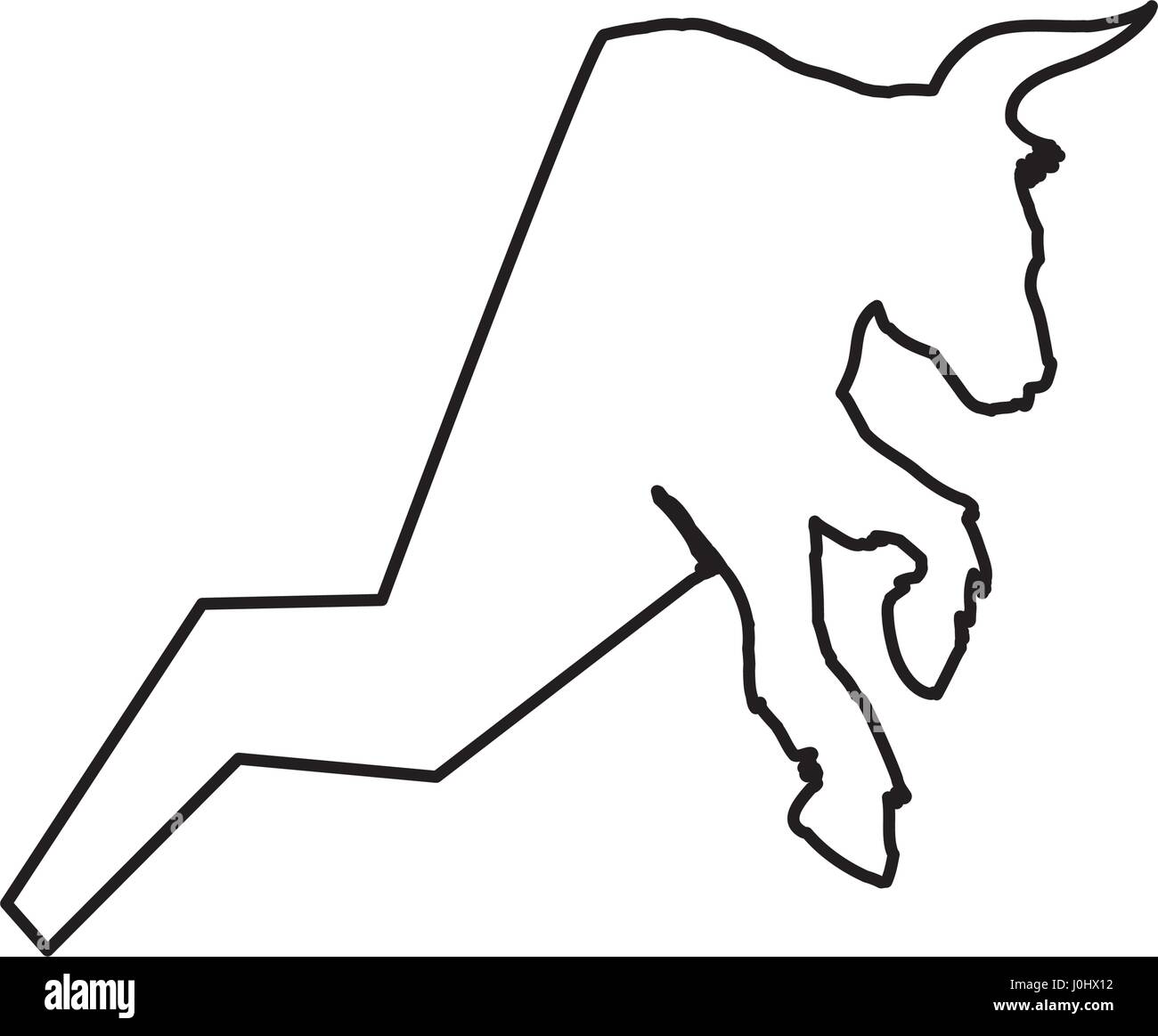 Stock market bull symbol Stock Vector Image & Art - Alamy