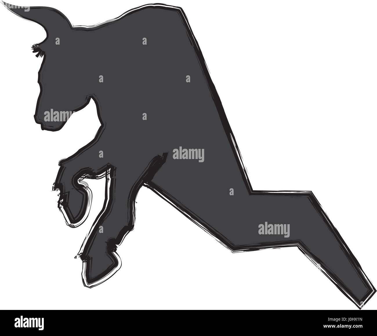 Stock market bull symbol Stock Vector Image & Art - Alamy