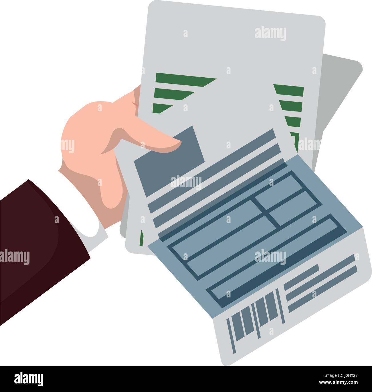 Filling tax form business Stock Vector Images - Alamy