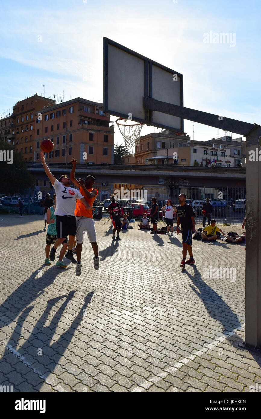 Rome (Italy) - A spring afternoon in the famous and multiethnic ...